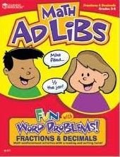 Math Ad Libs Fractions and Decimals: Herbeck: 9781569115459: Amazon.com ...