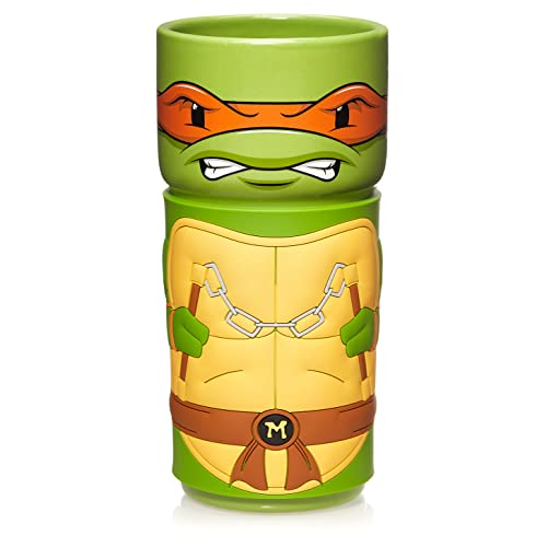 CosCups by Numskull TMNT Michelangelo Ceramic Mug Gift with Rubber ...