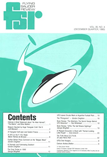 Flying Saucer Review - Vol 35, N. 4: December 1990 (FSR) eBook ...