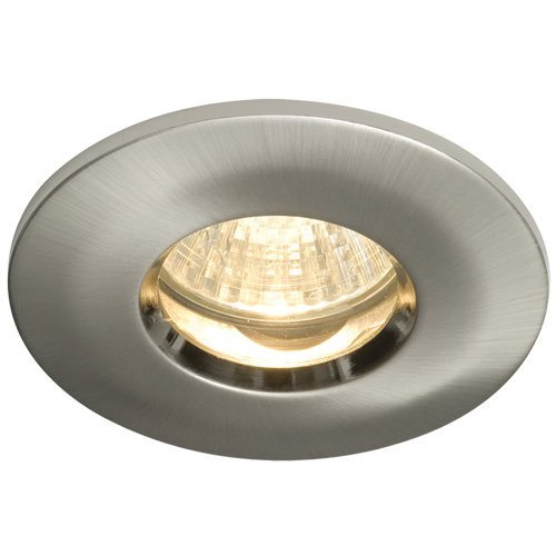 National Lighting Shield Plus Modern Satin Nickel Fire Rated GU10 ...
