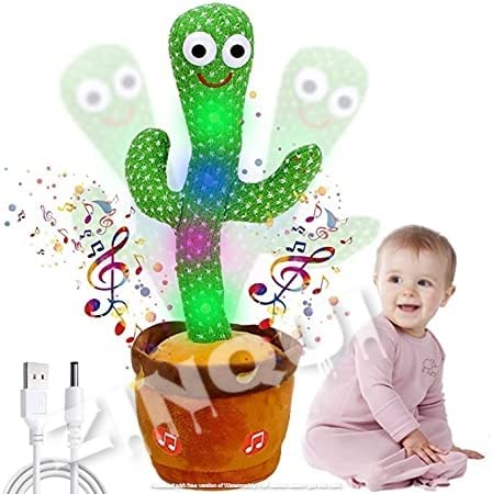 Buy ZINQUI Dancing Cactus Toy For Pop Games: Baby Funny Cactus Talking ...