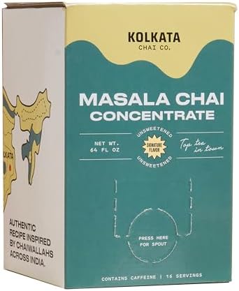 Amazon.com : Kolkata Chai - Sugar Free Masala Chai Concentrate for Chai ...