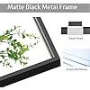 Amazon.com: Black Bathroom Mirror 30x40, Rectangle Wall Mirror 30 x 40 inch, Metal Frame Mirror ...