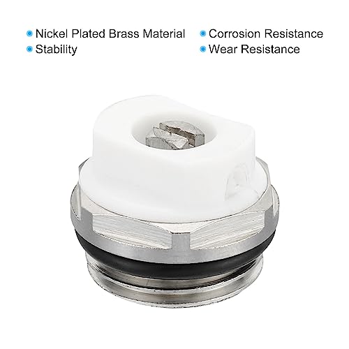 PATIKIL 1/2″ BSP Male Thread Manual Radiator Air Vent Plug Valve ...