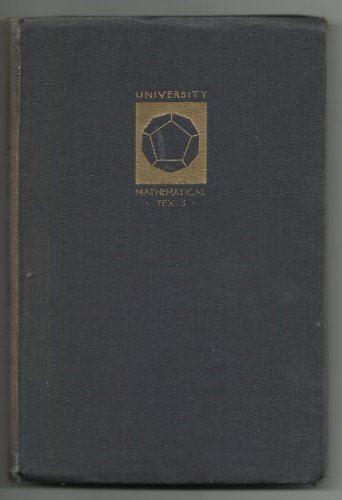 Amazon.com: Theory of equations,: By H. W. Turnbull ... with 25 figures ...