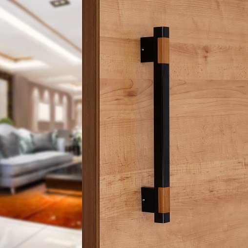 WSKART Set of 1 Wooden Black Finnish 18 Inch Main Door / Glass Door ...