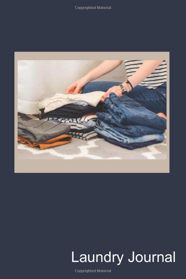 Laundry Journal: Clothes Cleaning Checklist For Adult, Kids, College ...