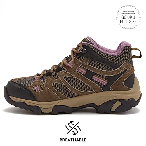 HI-TEC Apex Lite Mid WP Waterproof Hiking Boots for Women, Lightweight ...