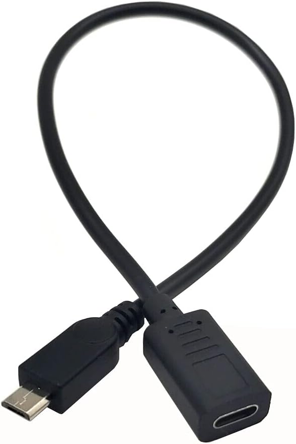Amazon.com: Qaoquda USB C to Micro USB Cable, USB Type C (USB-C) Female ...