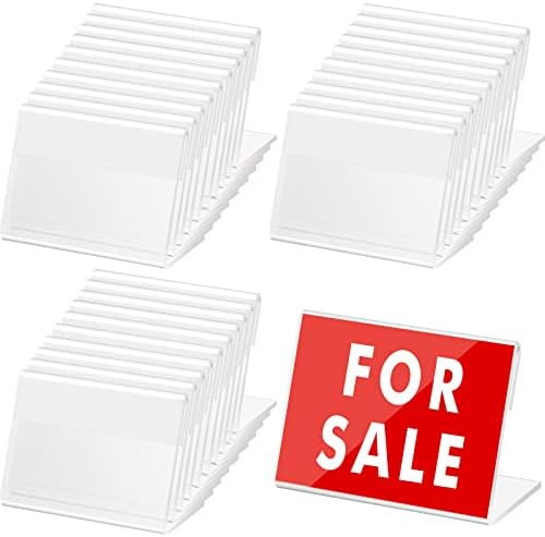 30PCS Mini Acrylic Display Holder, Price Display Holder Name/Price ...