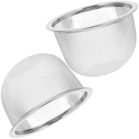 Luxshiny 2pcs Stainless Steel Tea Strainer, Fine Mesh Tea Infuser for ...