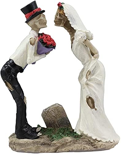 Amazon.com: Wedding Skulls Collectible Figurine Statue : Home & Kitchen