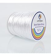 Amazon.com: 2 mm x 330 Feet Satin Nylon Cord, Silky Smooth Nylon String ...