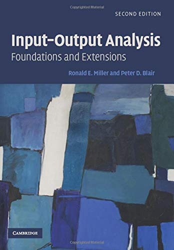 Input Output Analysis Foundations And Extensions 9780521739023