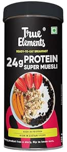 True Elements Protein Super Muesli 400g | 24g Clean Protein | Includes ...