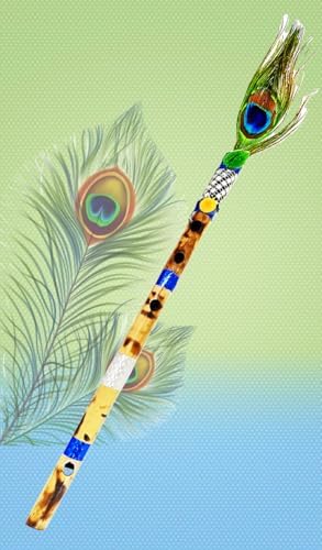 Awadh Bamboo Flute (pack of 1) | Bansuri | Natural Medium Scale | for ...