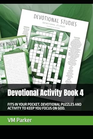 Devotional Activity Book 4: FITS IN YOUR POCKET. DEVOTIONAL PUZZLES AND ...
