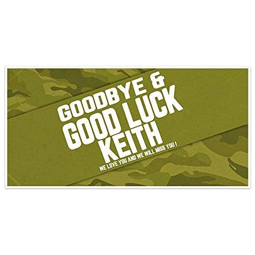 Amazon.com: Camouflage Going Away Good Luck Deployment Military Army ...