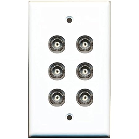 Amazon.com: RiteAV 8 Port BNC Female/Female HD-SDI Jack Wall Plate ...