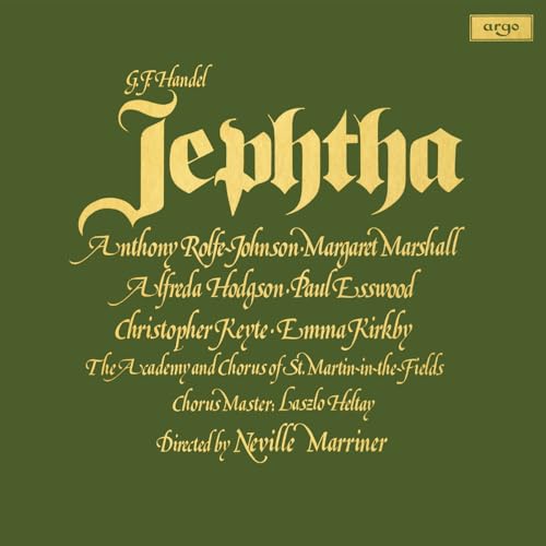 Play Handel: Jephtha by アカデミー・オブ・セント・マーティン・イン・ザ・フィールズ & サー・ネヴィル・マリナー on Amazon Music