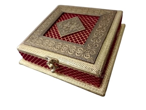 Buy Handicraft Rectangular Wooden Box,earring box jewellery vanity box ...