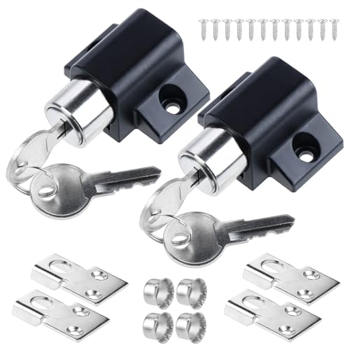 WiMas 2PCS Sliding Patio Lock Sliding Patio Door Catches Set Security ...