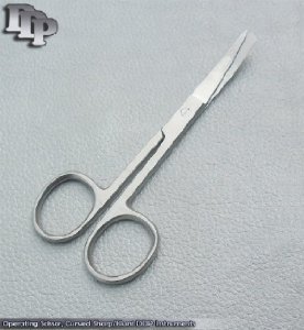 Amazon.com: Operating Dissecting Scissor 4.5" Sharp Blunt Curved DDP ...