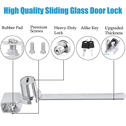 Litensh Sliding Blade Saw Lock with Key Different, Reptile Vivarium ...