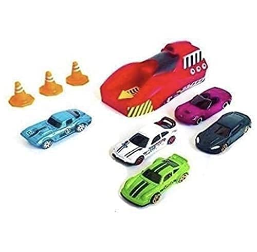 Buy Toy Rapid Launcher Play Set with 3 Die-Cast Metal Racing Cars for ...