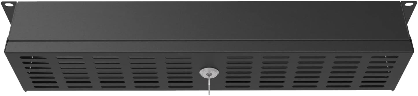 JINGCHENGMEI Cubierta de seguridad de montaje en rack de 2U para rack ...