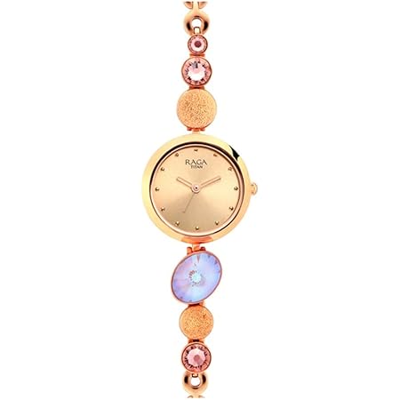 Titan Raga Moments of Joy Analog Rose Gold Dial Women's Watch ...