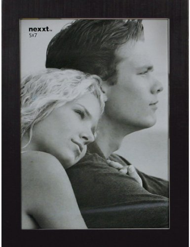 nexxt Generation Aluminum Picture Frame, 5 by 7-inch Photo, Black ...