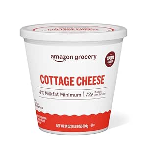 Amazon.com: Amazon Grocery, Cottage Cheese, Small Curd, 24 Oz ...