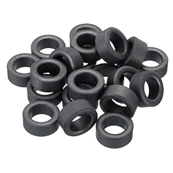 PATIKIL Ferrite Toroid Core, 20 Pcs Toroid Core 0.9" ODx0.5" IDx0.4" H ...