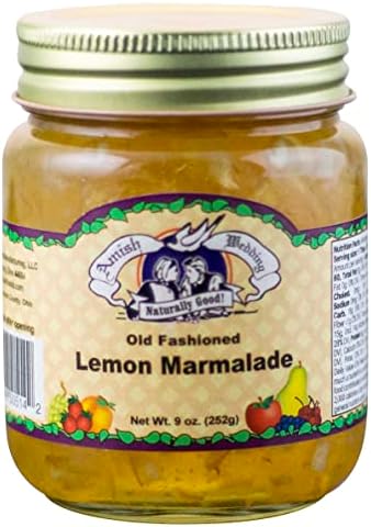 Amazon.com : Amish Wedding Lemon Marmalade 9oz : Grocery & Gourmet Food