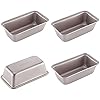 Amazon.com: CHEFMADE Mini Loaf Pan Set, 5.5-Inch 4Pcs Non-Stick ...