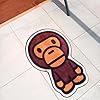 Amazon.com: Rugendary Bape Rug Hypebeast Room Decor Cute Baby Monkey ...