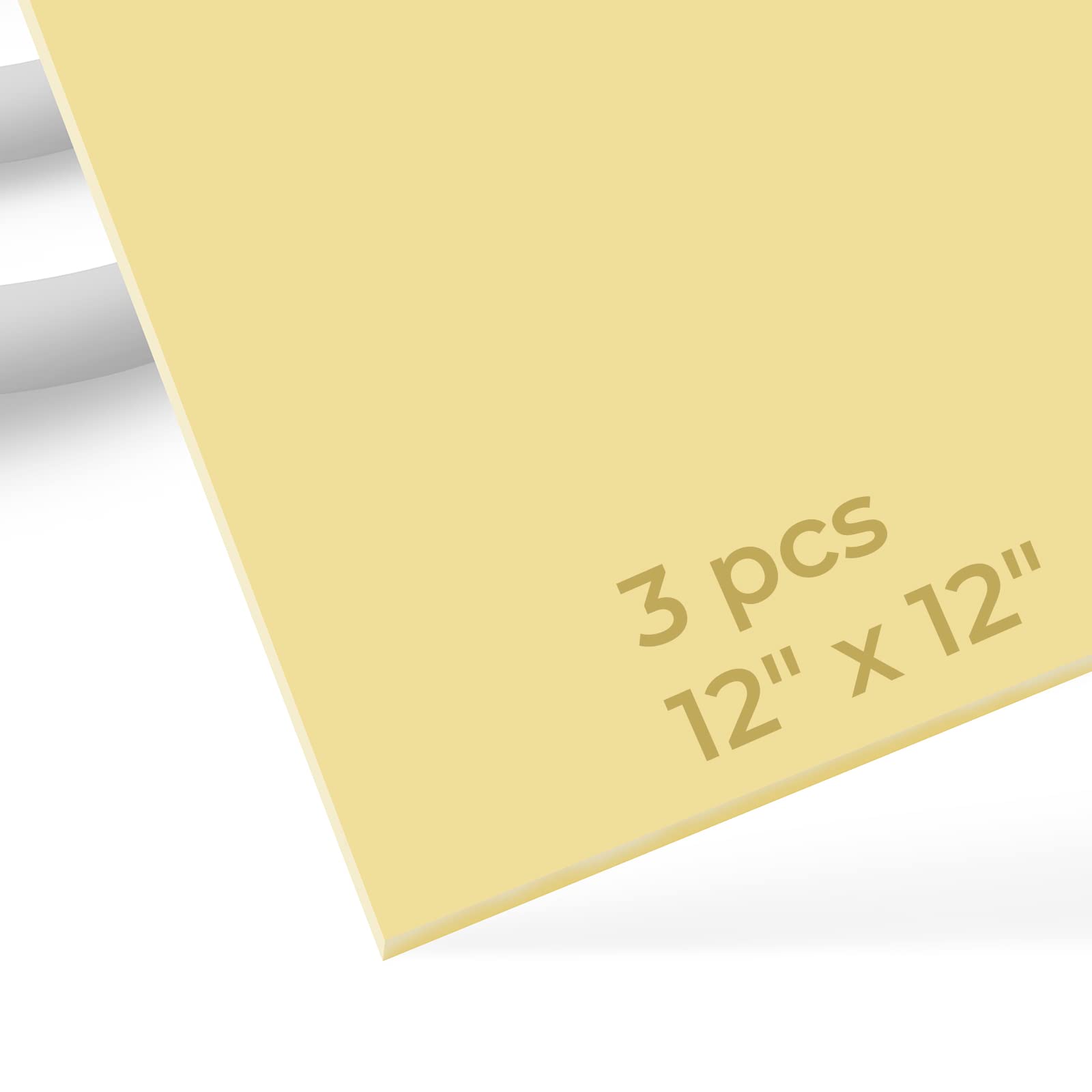 Snapklik.com : xTool Acrylic Sheets, Pastel Yellow Plexiglass Sheets 1/ ...