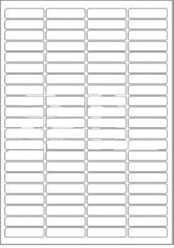 K3 Multi Purpose Self Adhesive Labels (Lable Size 46 x 11 mm, 84 Lable in A4)(Pack of 40 Sheet ...