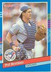 Amazon.com: 1991 Donruss Baseball Card #317 Pat Borders : Collectibles ...
