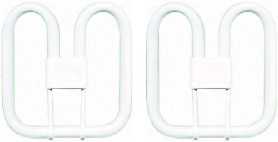 2 Pack 2D 28W 4 PIN GR10q 827 Warm White 2050 LUMENS Bright Compact ...