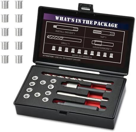 Amazon.com: SENNMONN M11X1.5X30MM Thread Repair Kit with Insert HSS ...