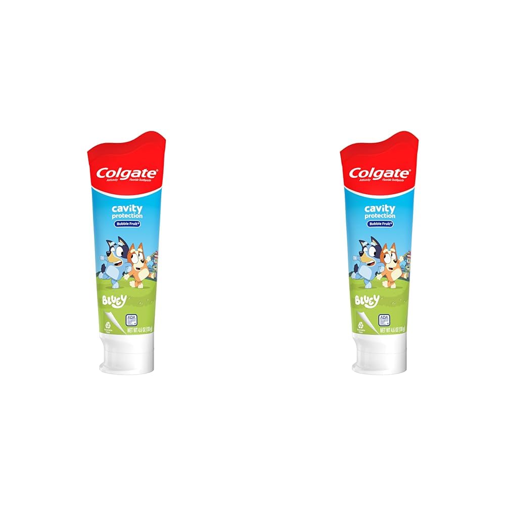 Amazon.com: Colgate Kids Bluey Toothpaste with Fluoride, Fights ...