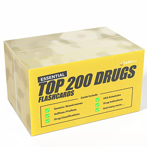 Snapklik.com : Top 200 Drugs Flashcards For Medical, Pharmacology ...
