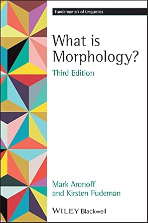 Amazon.com: What is Morphology? (Fundamentals of Linguistics ...