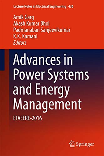 Buy Advances in Power Systems and Energy Management Book Online at Low ...