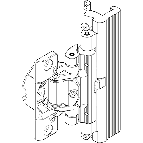 Hawa Concepta 50 Conversion Set – Hinge Dampened (Sliding Door Fitting ...