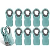 Amazon.com: COOK WITH COLOR 10 Pc Bag Clips with Magnet- Food Clips ...