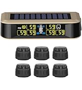 Amazon.com: B-Qtech Trailer RV TPMS Solar Tire Pressure Monitoring ...