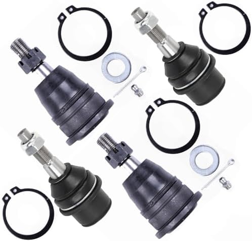 Amazon.com: SCITOO 4-PC SET Suspension Kit Lower Ball Joint Upper Ball ...